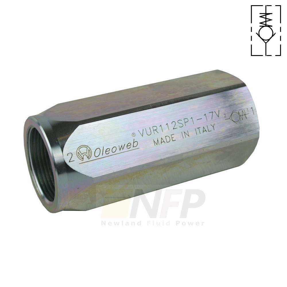 Oleoweb Inline Check Valves (F/F) | Newland Fluid Power