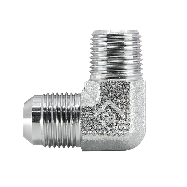 90 Degree Elbow Block - JIC-Male X NPT-Male Adaptors | Newland Fluid Power