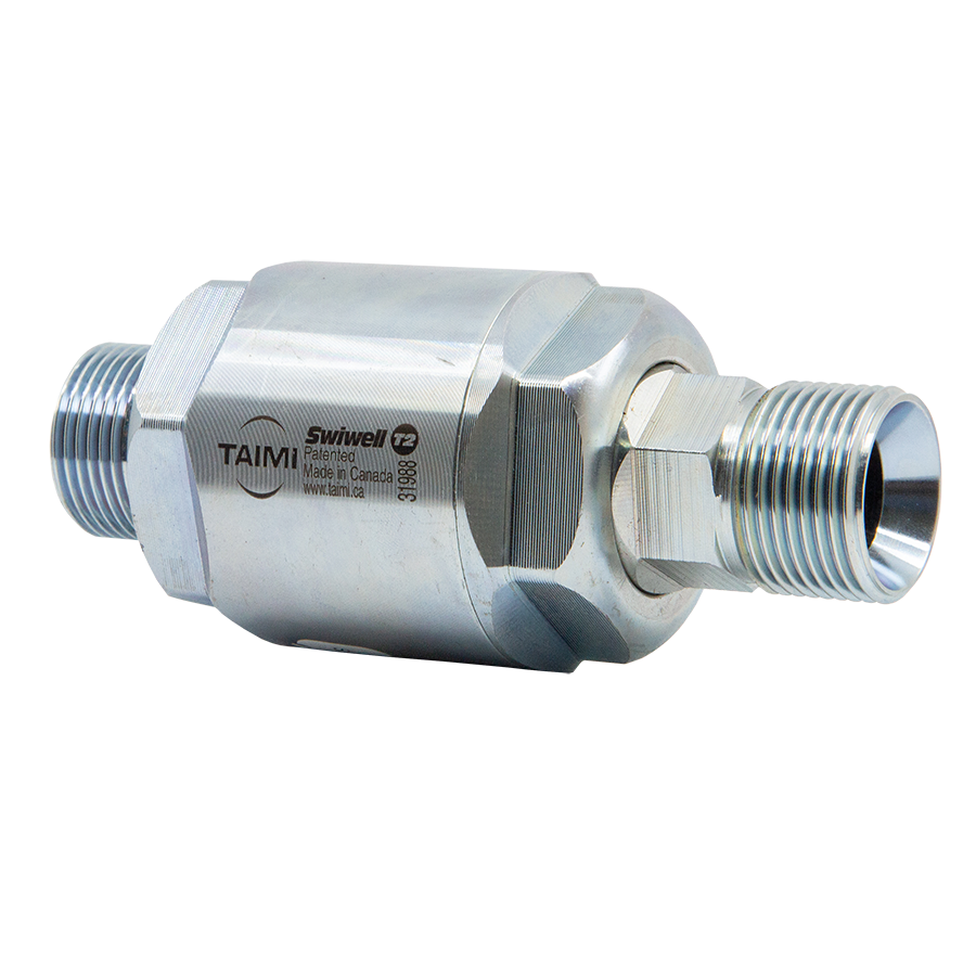 TAIMI Straight Rotating Swivel Coupling - BSPP MxM | Newland Fluid Power